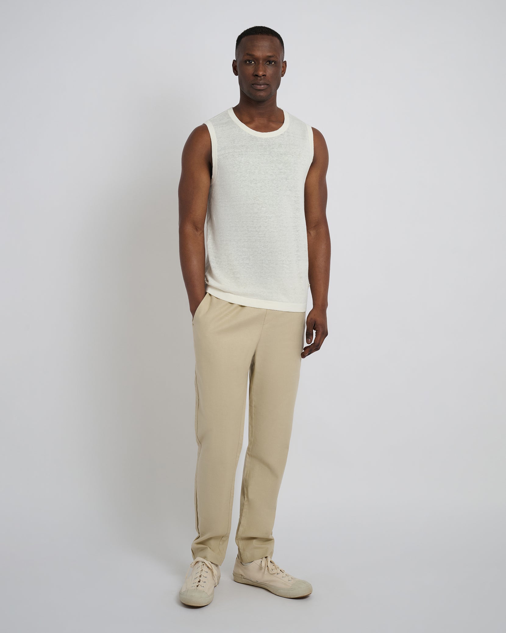 Linen Sweater Tank Top – onia